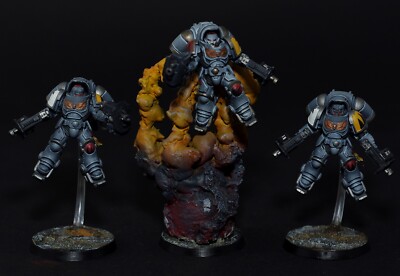 Primaris Space Marine Inceptors Painted Space Wolves 40k space marines ...