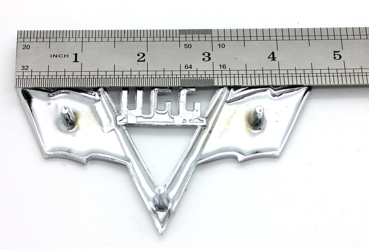 Chevy Cross Flag Emblems C8 Corvette Crossed Flags Emblem Steel Sign