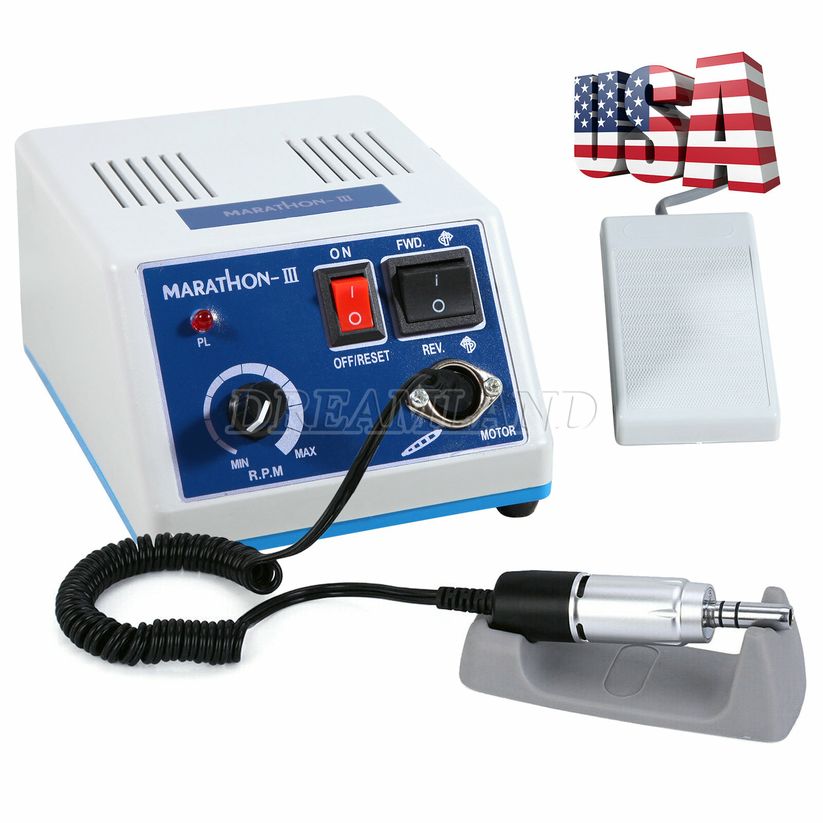 Dental Lab Marathon Micromotor N3 Micro Motor Polishing Contra Angle ...