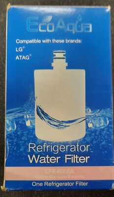 EcoAqua EFF-6005A Refrigerator Water Filter New Eco Aqua | eBay