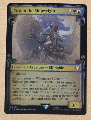 MTG Cirdan the Shipwright Showcase Scrolls Commander Lord of the Rings ...