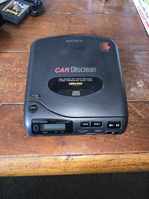 Sony D-802K Car Discman CD Walkman Player Mega Bass Anti-Shock Japan ...