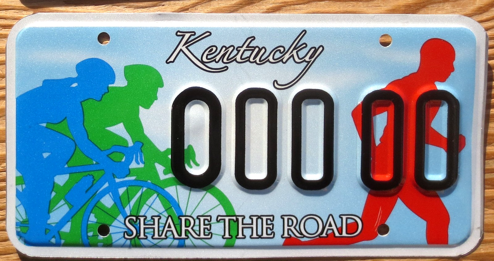 Kentucky Specialty Sample License Plate Number Tag – Share the Road | eBay