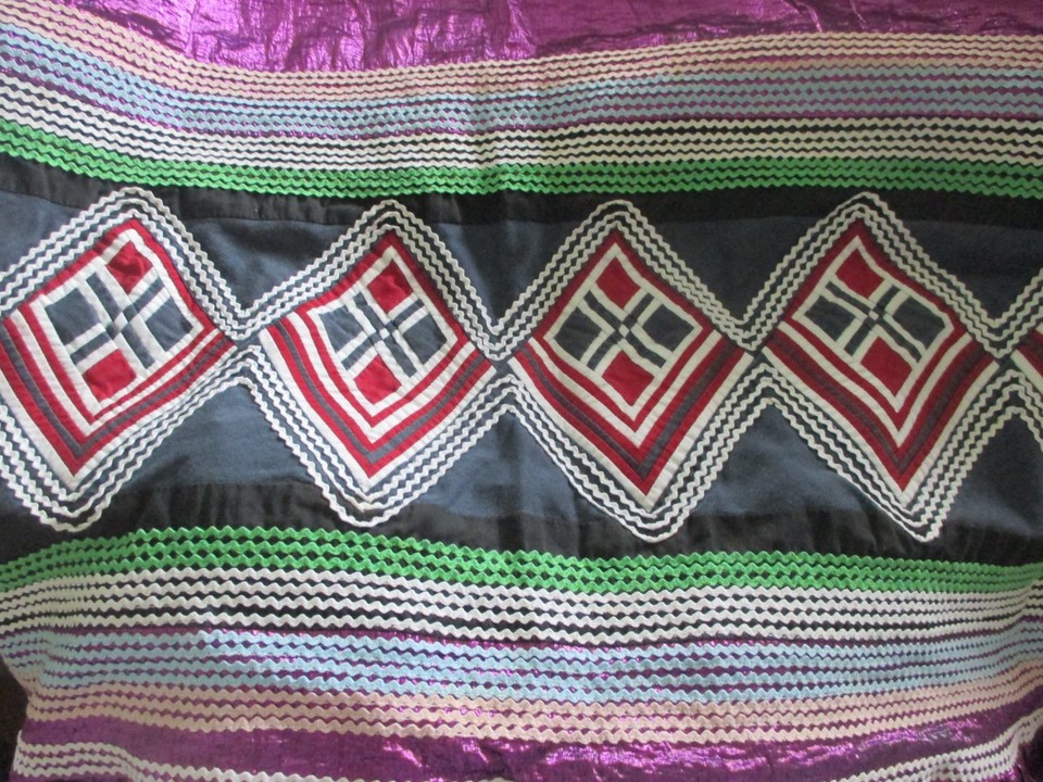 Vintage Seminole/Miccosukee Patchwork Skirt Native American Handmade ...