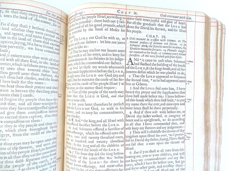 1648 GENESIS BIBLE FIRST BOOK OF MOSES /NAVY CAPT TEMPLE HARDY EASTLEY ...