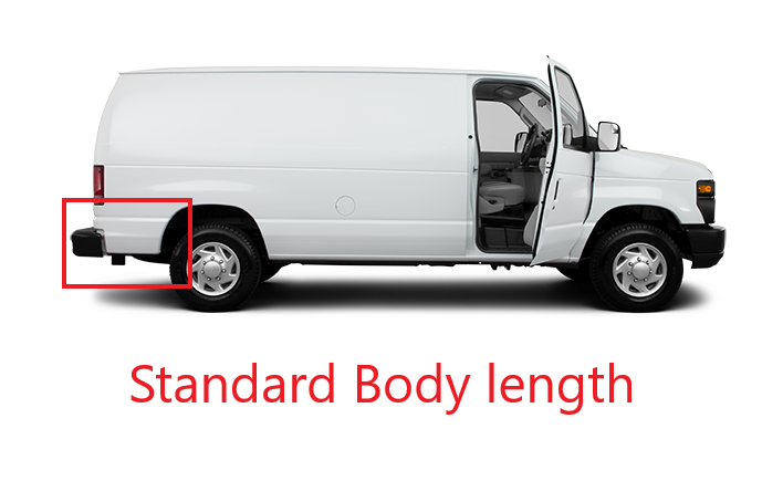 1992-2016 Econoline 7 PC Rocker Panels/Quarter Panels Models W/Side ...