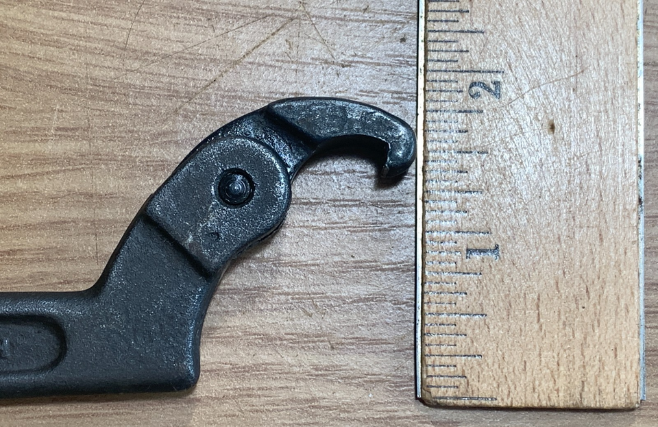 J. H. Williams Tool No 471 Adjustable Hook Spanner Wrench USA | eBay