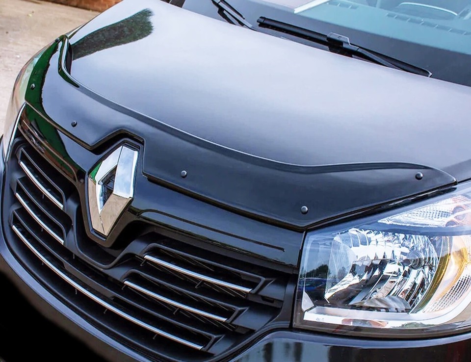 HOOD DEFLECTOR BONNET GUARD PROTECTOR For RENAULT TRAFIC 2014 TO 2019 ...