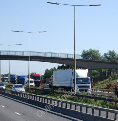 Photo 6x4 Footbridge, M25 South Ockendon c2011 | eBay UK