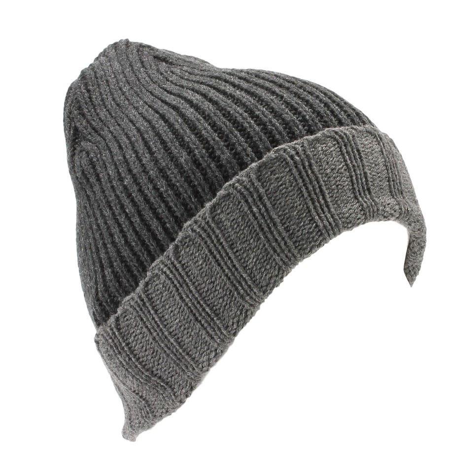 Croft & Barrow Men's Charcoal Grey Knit Winter Hat Beanie NEW FREE SHIP ...