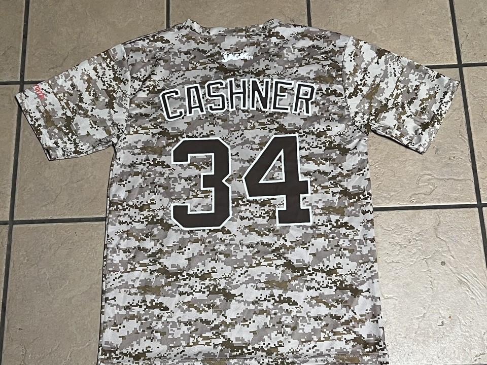 SAN DIEGO PADRES 34 CASHNER promo jersey XL ( Toyota / 100.7 radio ) | eBay
