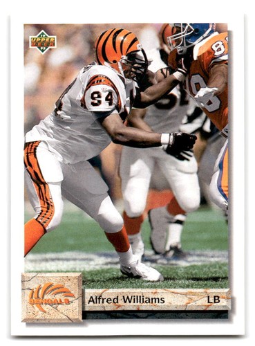 Alfred Williams 1992 Upper Deck #60 Cincinnati Bengals FOOTBALL | eBay
