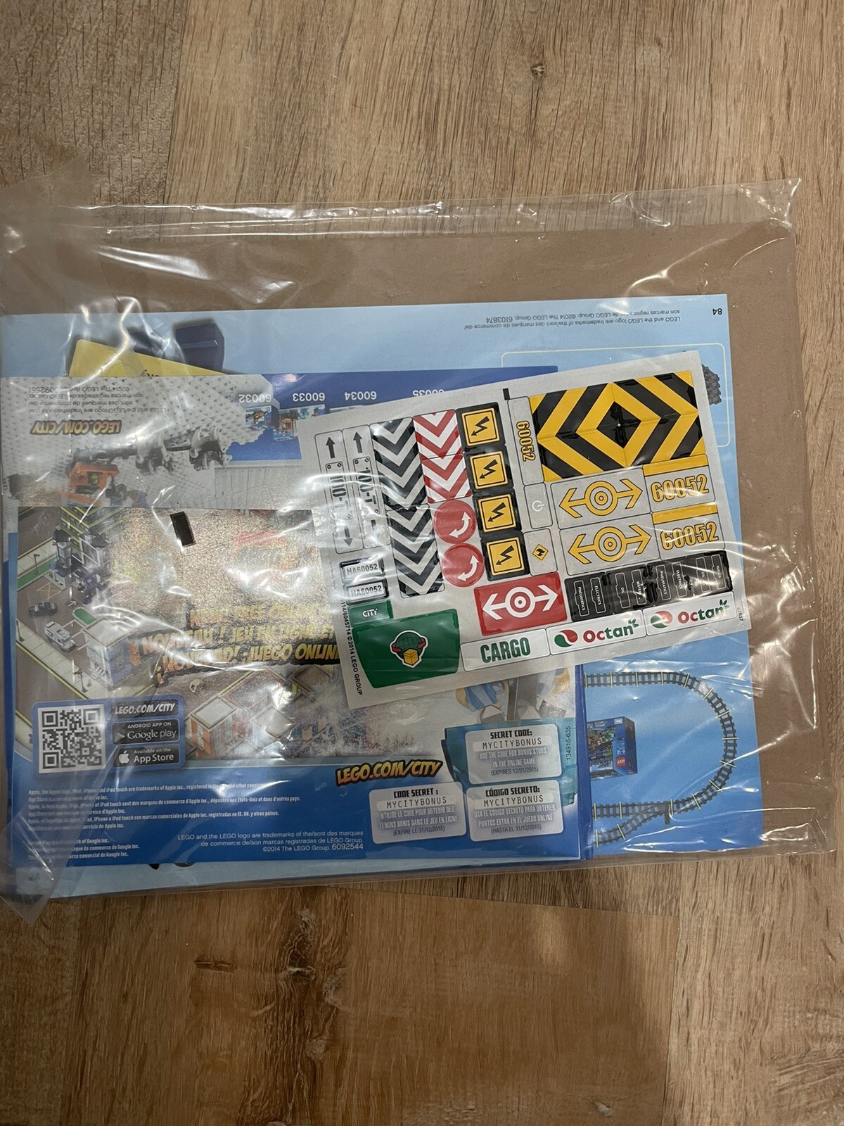 LEGO CITY: Cargo Train (60052) Without BOX- New Retired Set | eBay