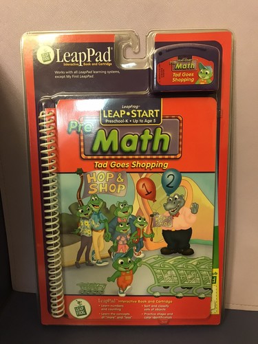 LeapFrog Leap Pad Book & Cartridge Pre Math - Preschool - K - NEW | eBay