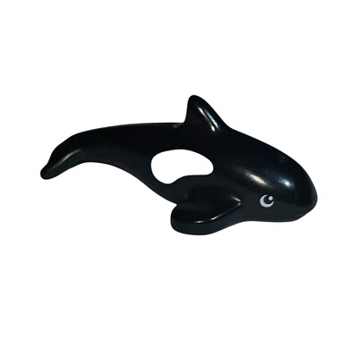 Duplo Lego baby Orca killer whale animals replacement black white 6434 ...