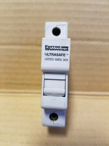 FERRAZ SHAWMUT #USM1 ULTRASAFE FUSE HOLDER 30A 600V D148 | eBay