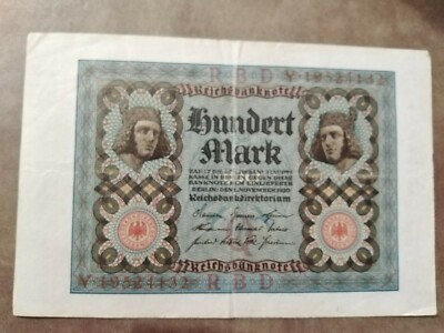 100 Mark (1920) 🇩🇪 Germany Banknote Berlin Paper Money | eBay