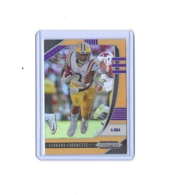 2020 Panini Prizm Draft Picks Neon Orange Prizm 142/149 Leonard ...