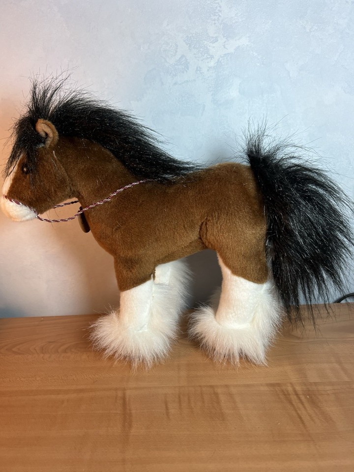 BREYER Plush Stuffed Clydesdale Horse Beautiful 11” | eBay