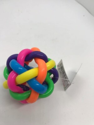Rainbow coloured tangle ball | eBay