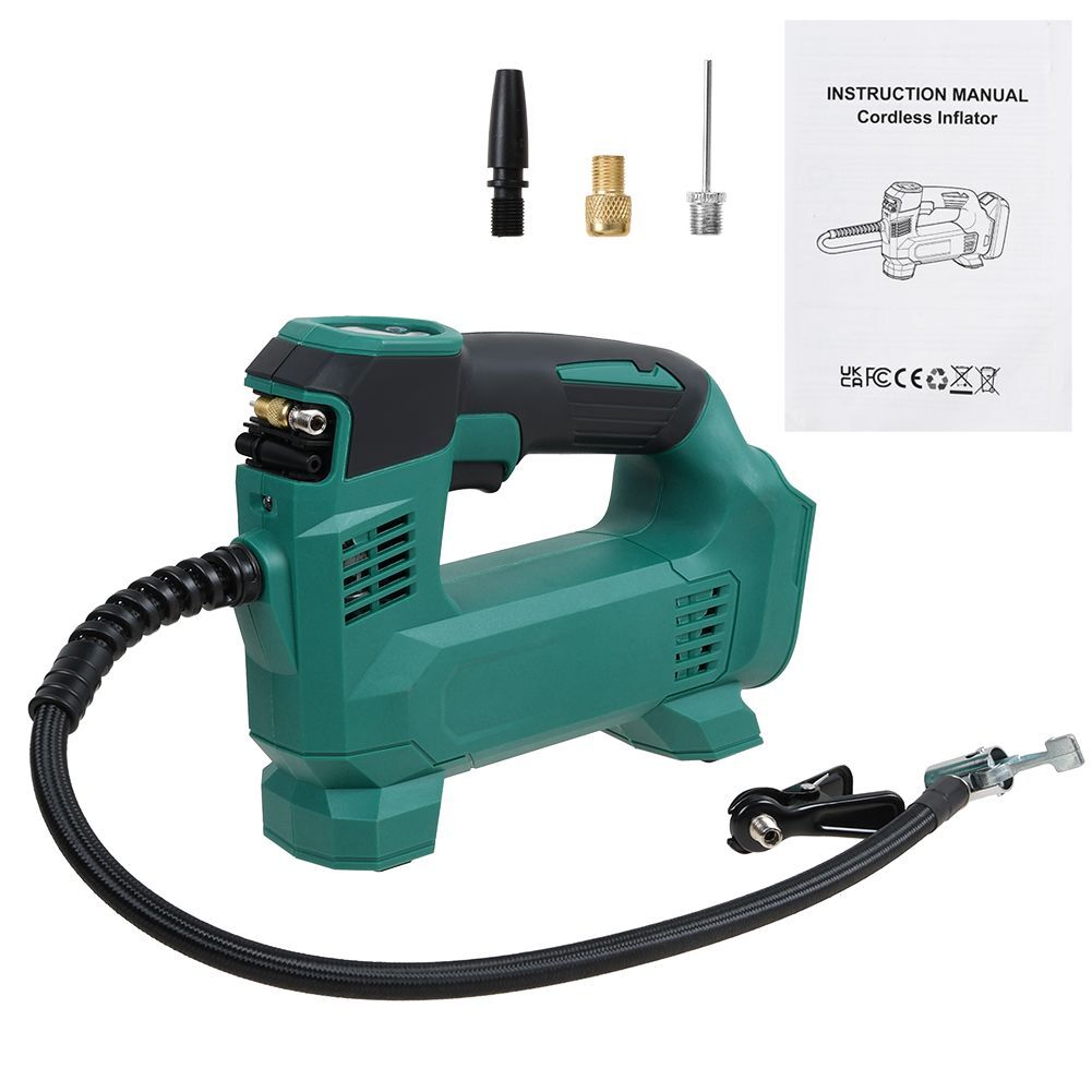For Makita 18V Battery Cordless car Tyre Inflator Pump Air Compressor ...