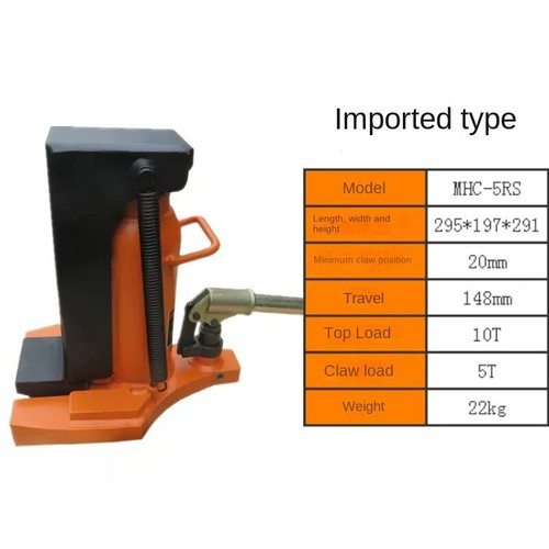 Claw Hydraulic Jack Hand Cranked Duckbill Type Heavy Duty Straddle Jack ...