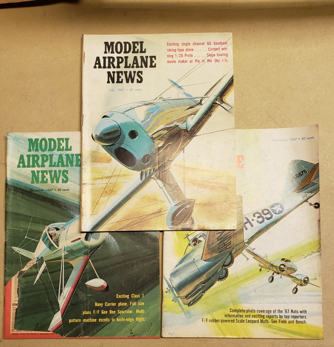 Vintage Lot of 3 Model Airplane News Magazines 1967 Aviation Flying | eBay