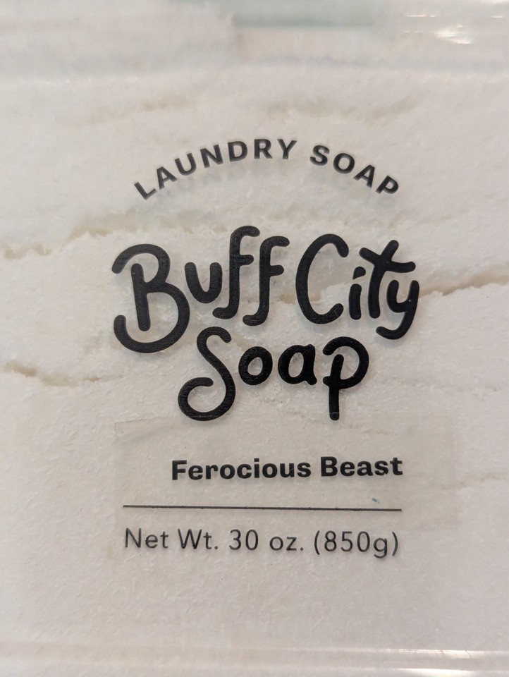 Buff City Soap Laundry Soap Detergent Ferocious Beast Scent 30 oz | eBay