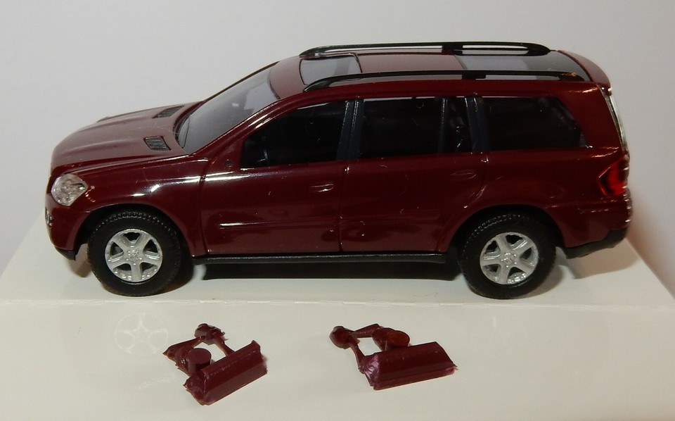 Micro Busch Ho 1/87 Mercedes-Benz Gl-Class Red Dark #46300 IN Box | eBay