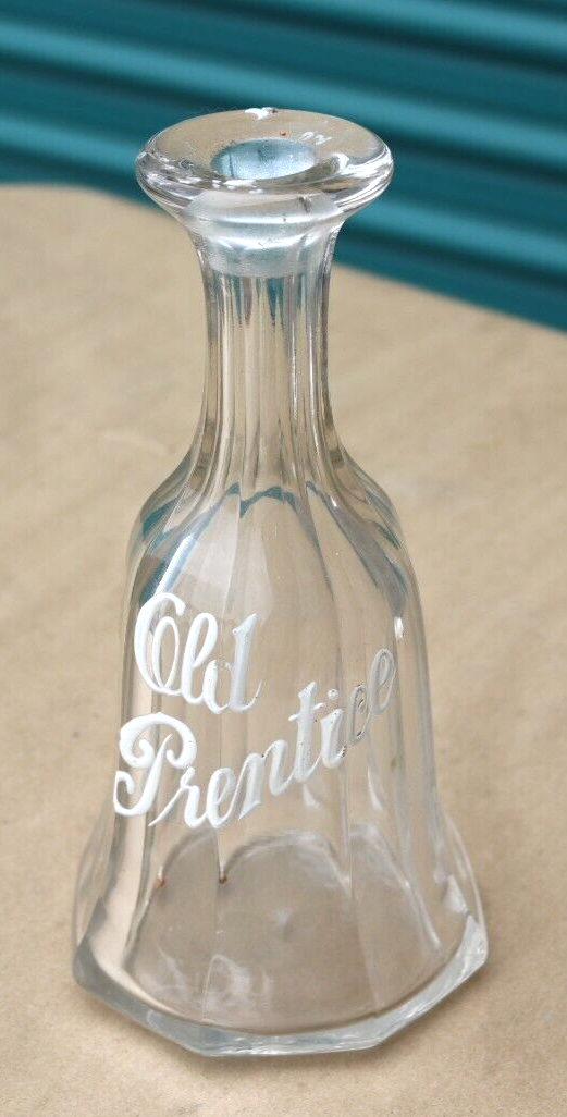 ANTIQUE OLD PRENTICE DISTILLERY WHISKEY CRYSTAL DECANTER PRE ...