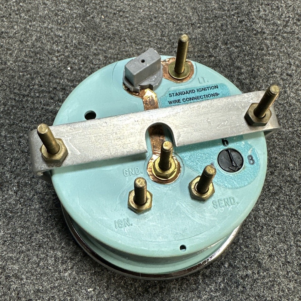 NOS OEM Teleflex RPM Tachometer Gauge Vintage 7514070 Marine Boat | eBay