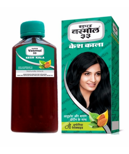 Super Vasmol 33 Naturally Black Kesh Kala Hair Colour Dye No Ammonia ...