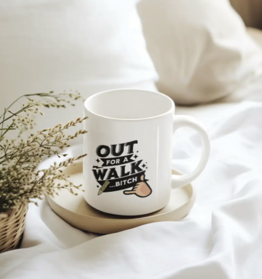OUT FOR A WALK B*TCH ♡ Buffy the Vampire Slayer Ceramic Mug Spike ...