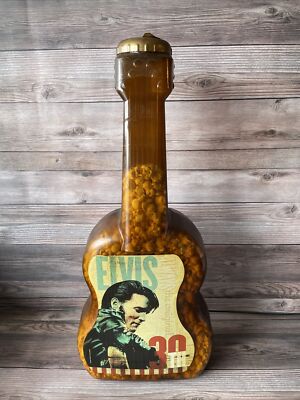 Elvis Presley 30th Anniversary Guitar Coin Bank Snack Factory Gourmet ...