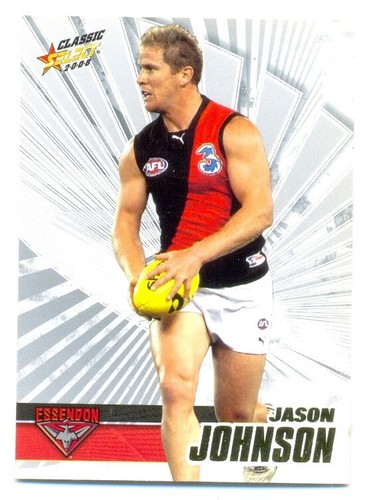 2008 AFL SELECT CLASSIC COMMON CARD #46 Jason Johnson - Essendon | eBay