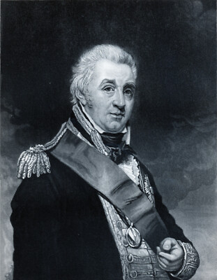 ADMIRAL SIR ALEXANDER INGLIS COCHRANE mezzotint engraving William ...