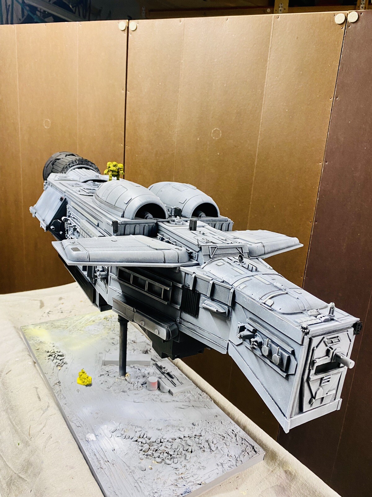 Battletech Titan Dropship Kitbash Scratch Made Mech Scale | eBay