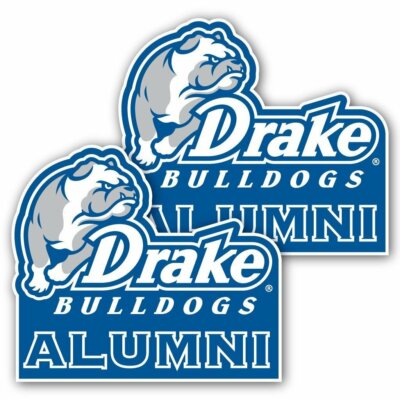 Drake University - Window Decal (Set of 2) - Alumni | eBay
