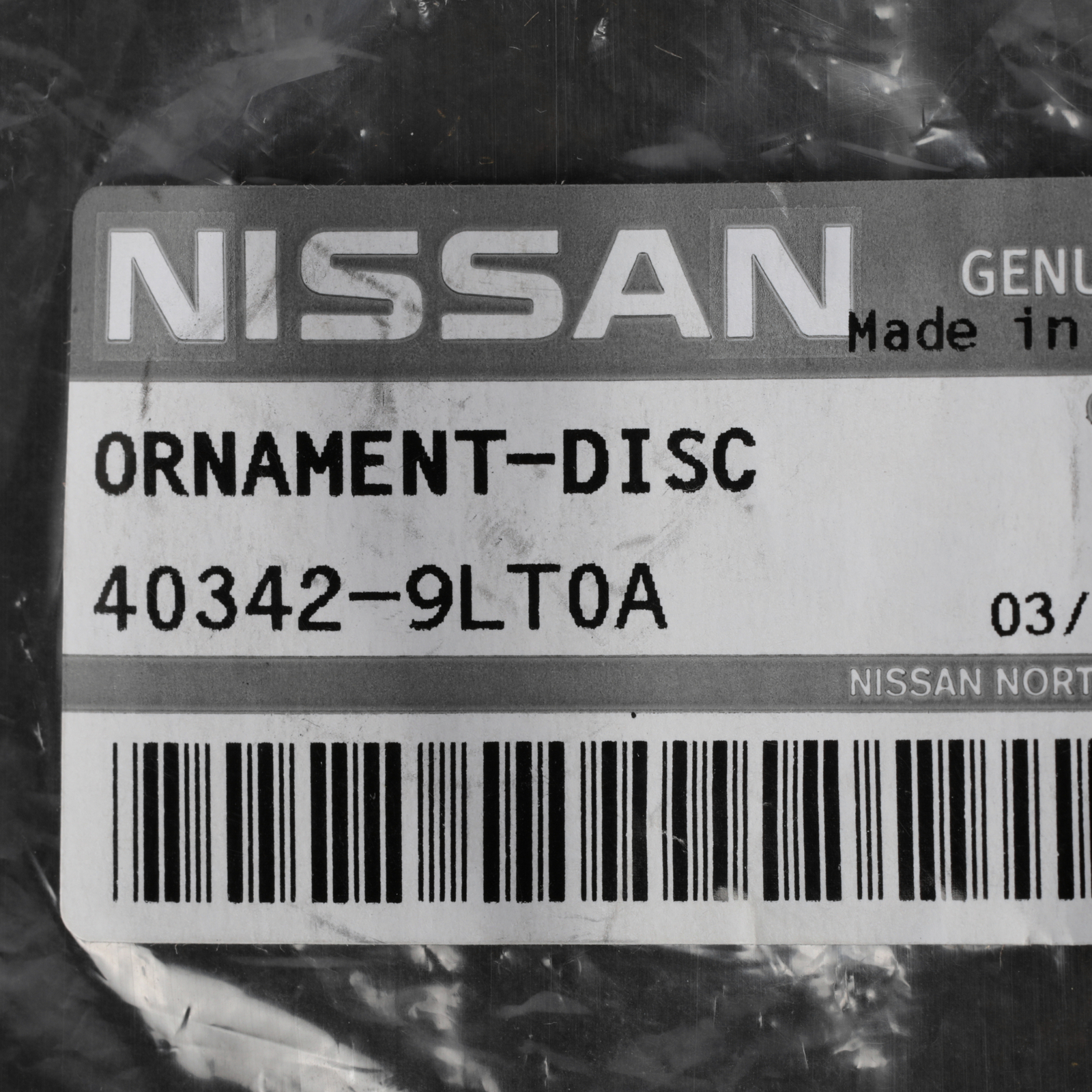 Genuine Nissan Center Cap 40342-9LT0A for sale online | eBay