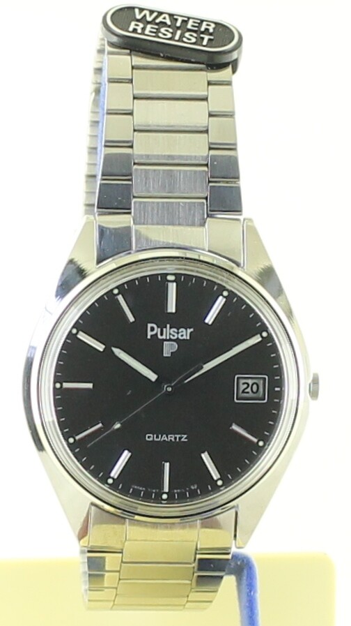 RARE VINTAGE PULSAR Quartz Gents WATCH Y147-8009 Japan - Brand New ...