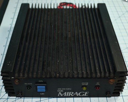 MIRAGE D26 430 MHZ- 450 MHZ UHF 70 CM HAM RADIO RF POWER AMPLIFIER 2 IN ...