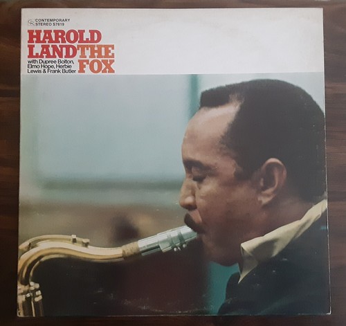HAROLD LAND The Fox LP Contemporary Records DG WLP Dupree Bolton Frank ...