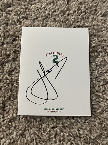 Cameron Smith Signed Pinehurst #2 Scorecard Golf Pga Tour 2024 US Open ...