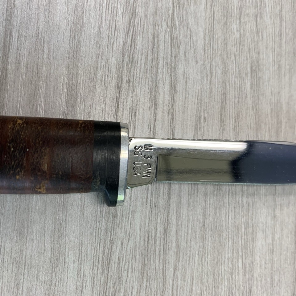 Case Hunter Knife XX USA 379 M3 FINN SS & Leather Sheath | eBay