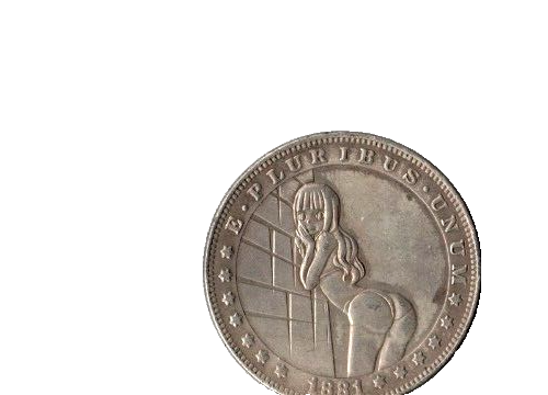 Hobo Coin Confident Beauty Girl Unique Coin Collection ENGRAVING ART | eBay