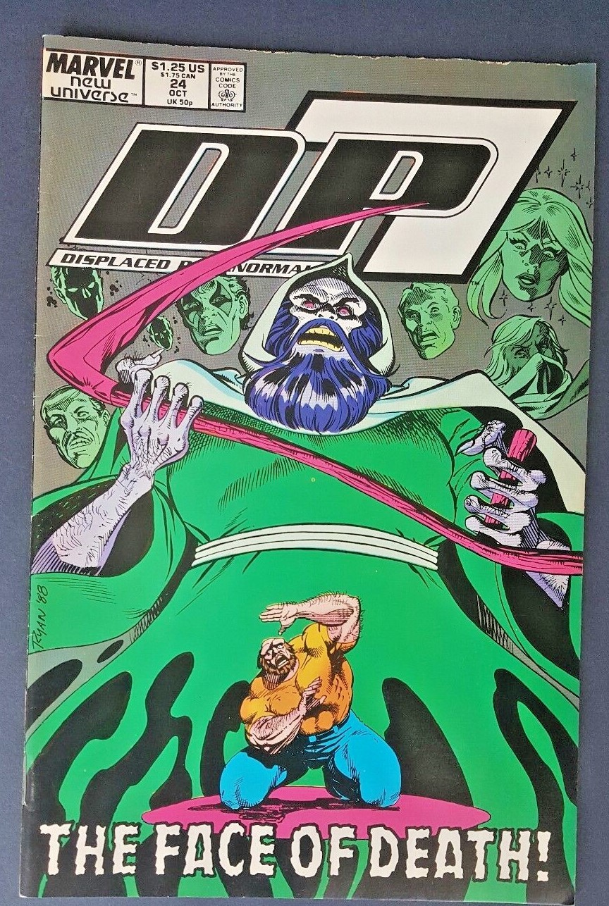 Marvel New Universe Comic DP7 DISPLACED PARANORMALS Vol 1 No. 24 Oct ...
