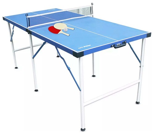 Hy-Pro 5ft Folding Table Tennis Table | Indoor Ping Pong Game Foldable ...