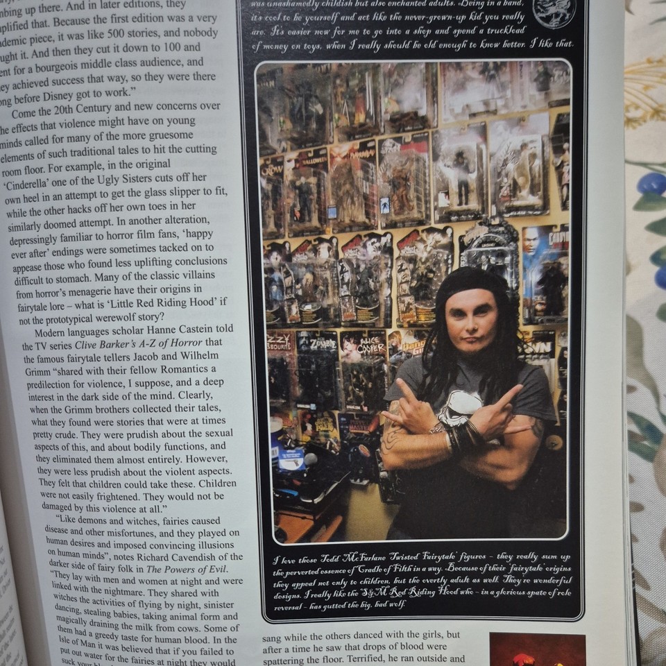 The Gospel Of Filth Book Cradle of Filth dani a bible decadence ...