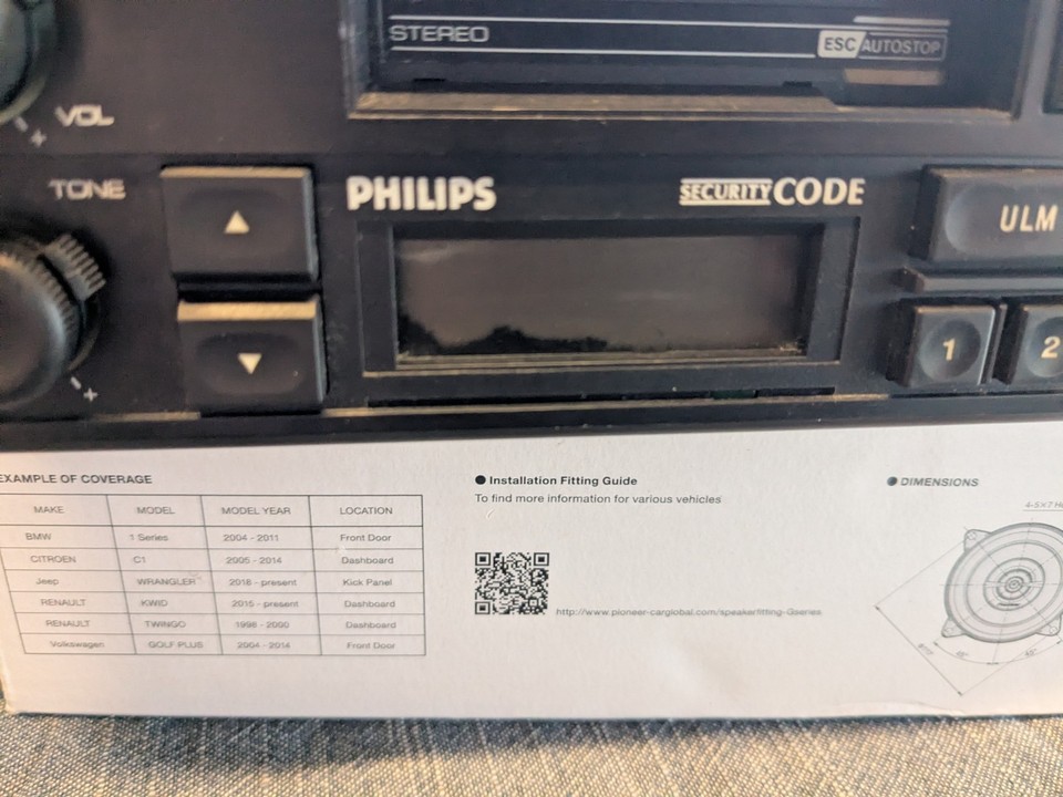 Philips GM 752 Radio Cassette Tape Recorder | eBay UK