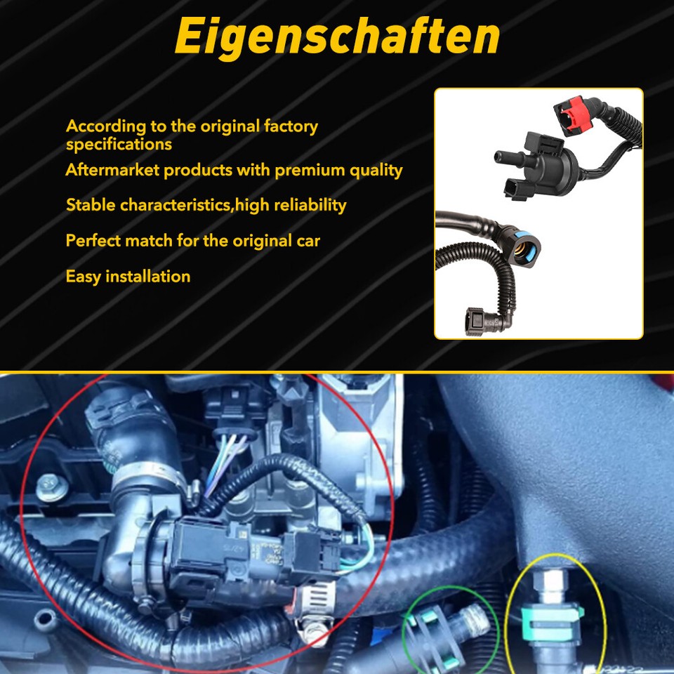 For 2015-2019 Ford Edge 2.0 EcoBoost Vapor Canister Purge Valve ...